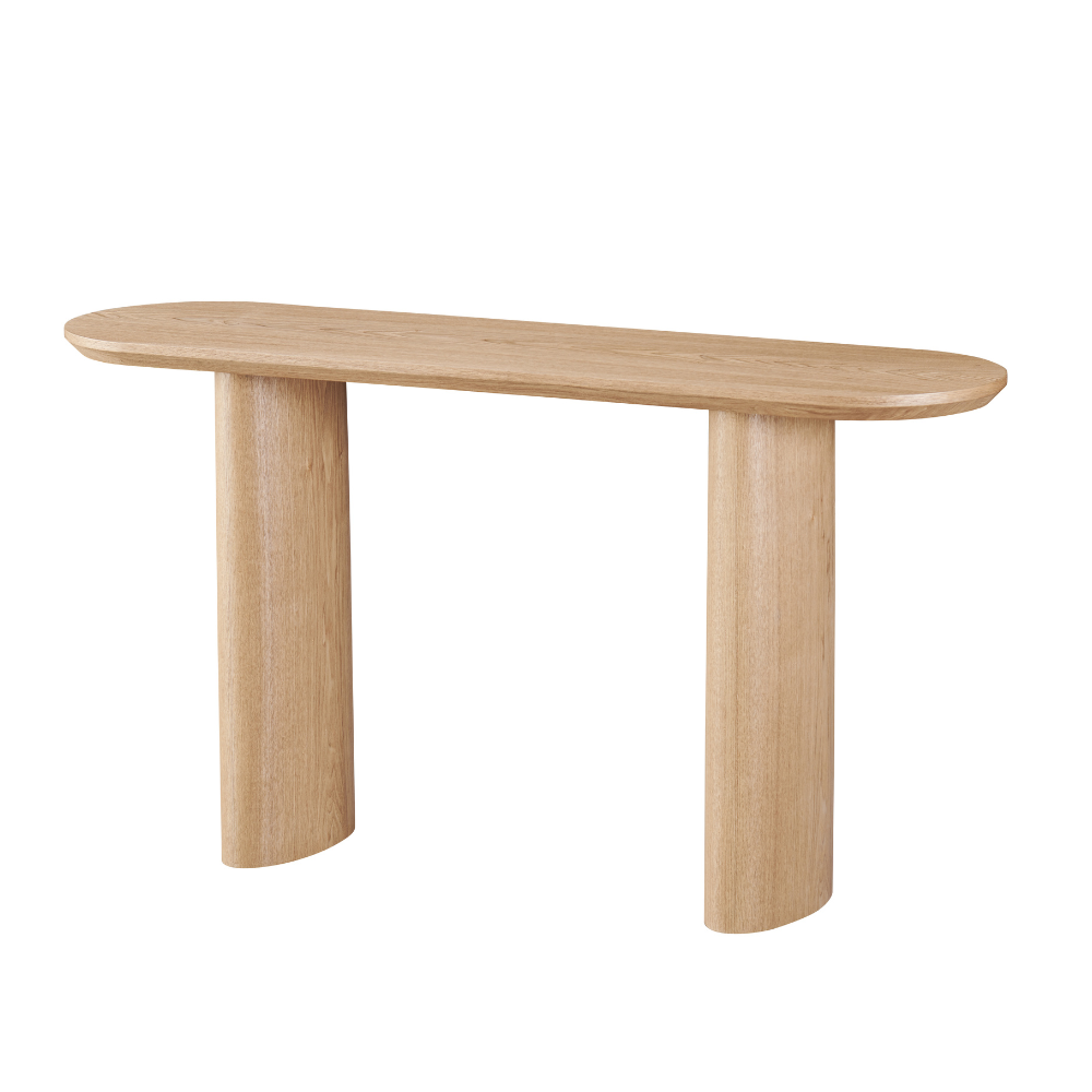 Momentous Living - Bexley Classic Wooden Veneer Hallway Console Hall Table Natural Hall Table Sales