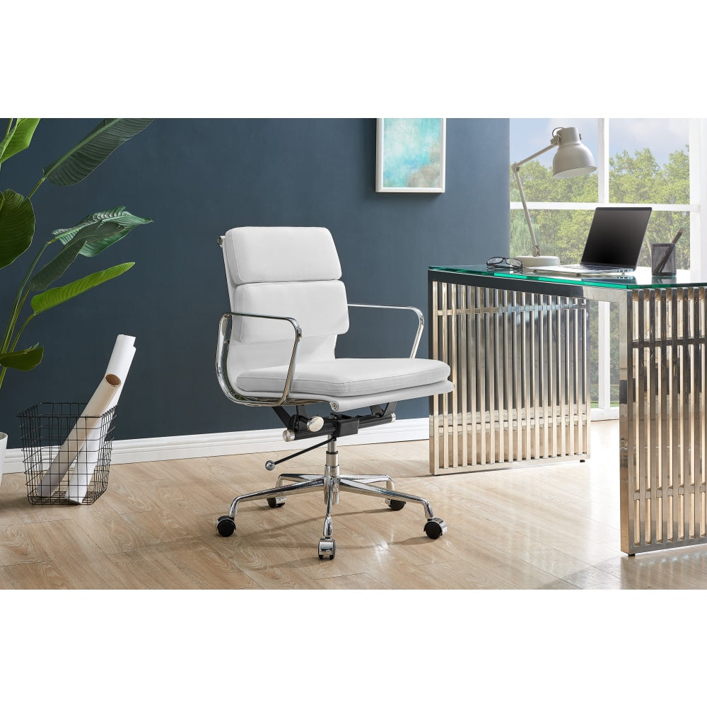 Momentous Living - Eames Replica Standard Aluminium Padded Low Back Office Computer Work Task Chair