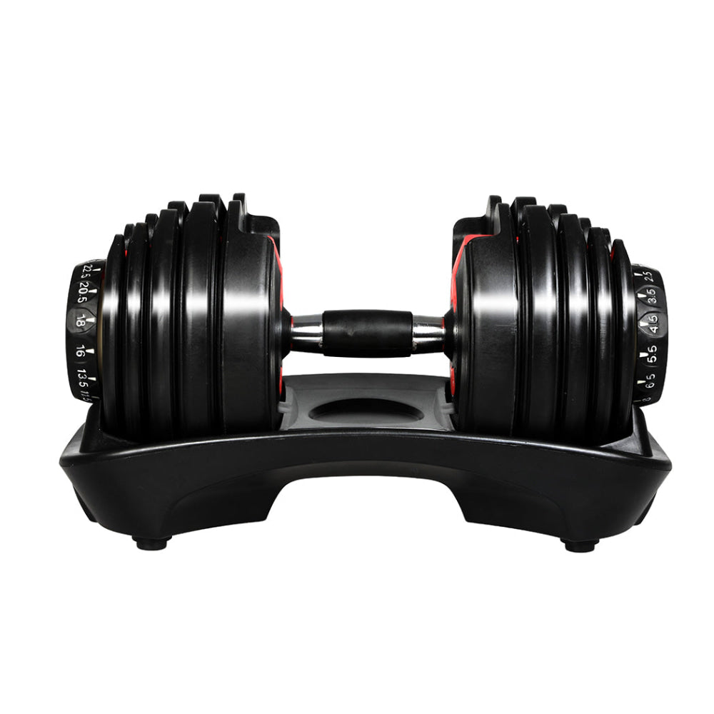 Momentous Living - 24KG Adjustable Dumbbell with Rack | All-in-One ...