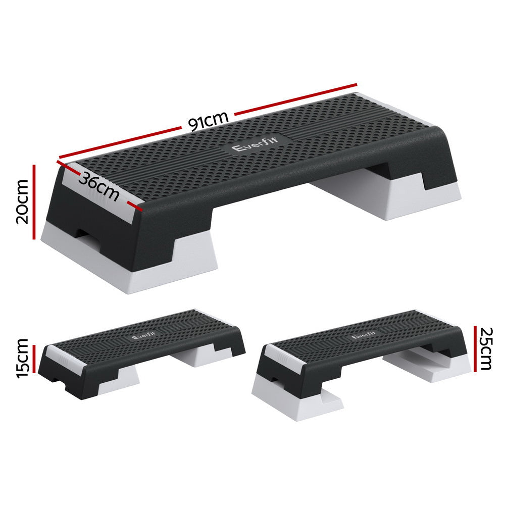 Momentous Living - 3 Level Aerobic Step Adjustable Stepper for Home ...