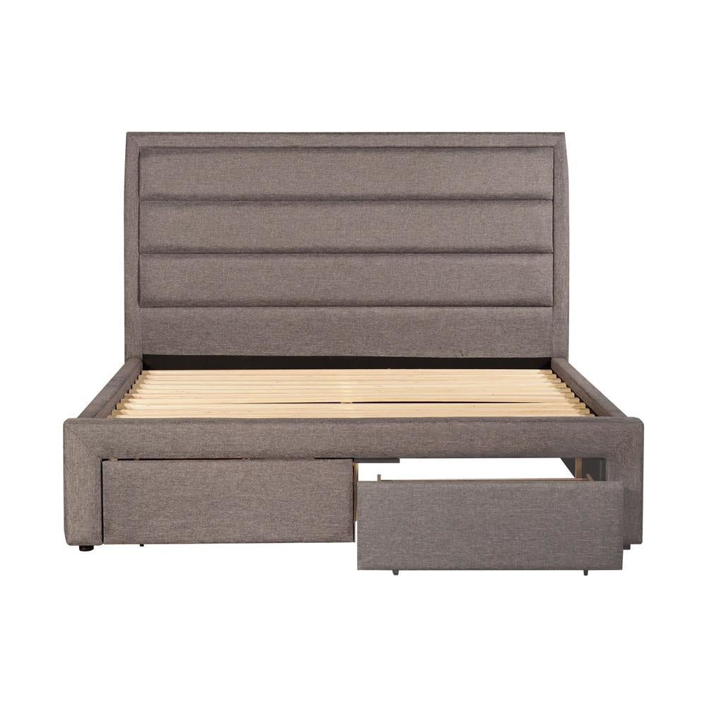 Momentous Living - 4 Pieces Storage Bedroom Suite Upholstery Fabric in ...