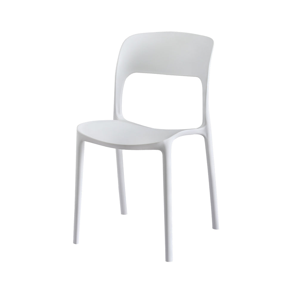 Momentous Living - 4PC Outdoor Dining Chairs Stackable PP Patio Chair ...