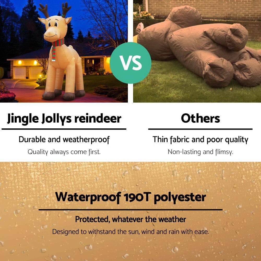 Momentous Living - 5M Christmas Inflatable Reindeer Giant Deer Air ...