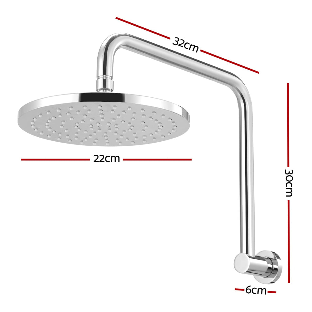 Momentous Living - 9'' Rain Shower Head Overhead High-pressure Swivel ...