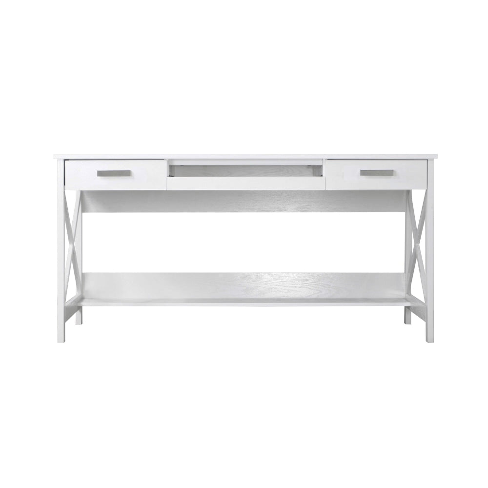 Momentous Living - Andy Home Office Study Writing Computer Desk W/ 2 ...