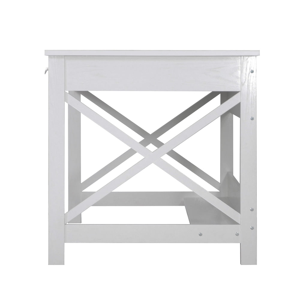 Momentous Living - Andy Home Office Study Writing Computer Desk W/ 2 ...