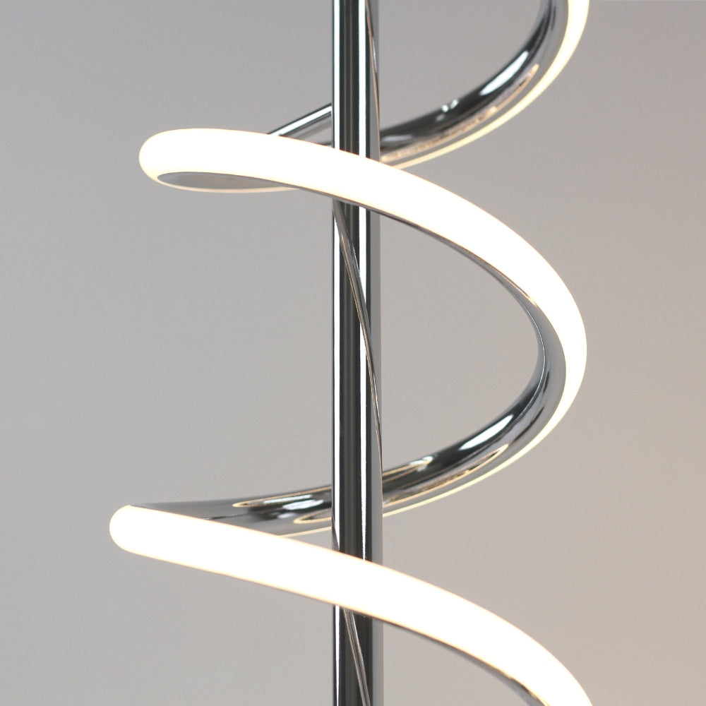 Momentous Living - Angelina Modern Curved Spiral LED Table Bedside Lamp ...