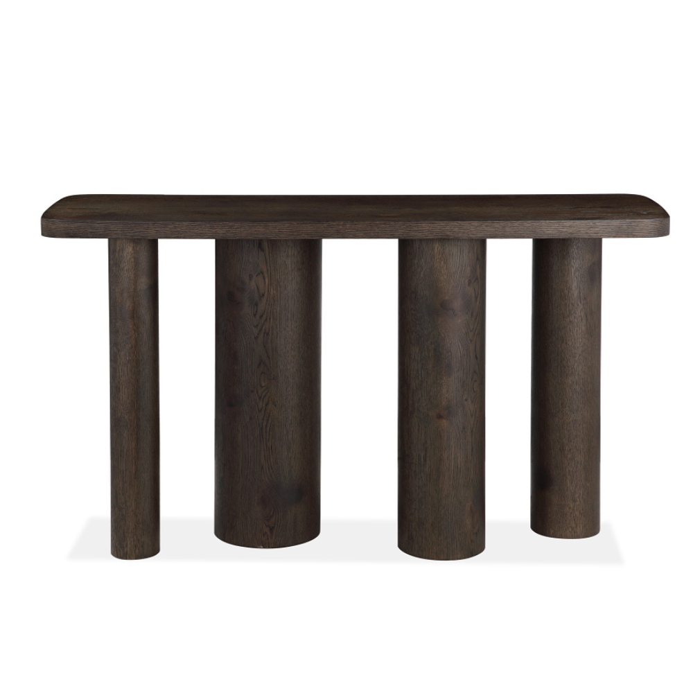 Momentous Living - Angelo Wooden Dark Oak Veneer Hallway Console Hall ...