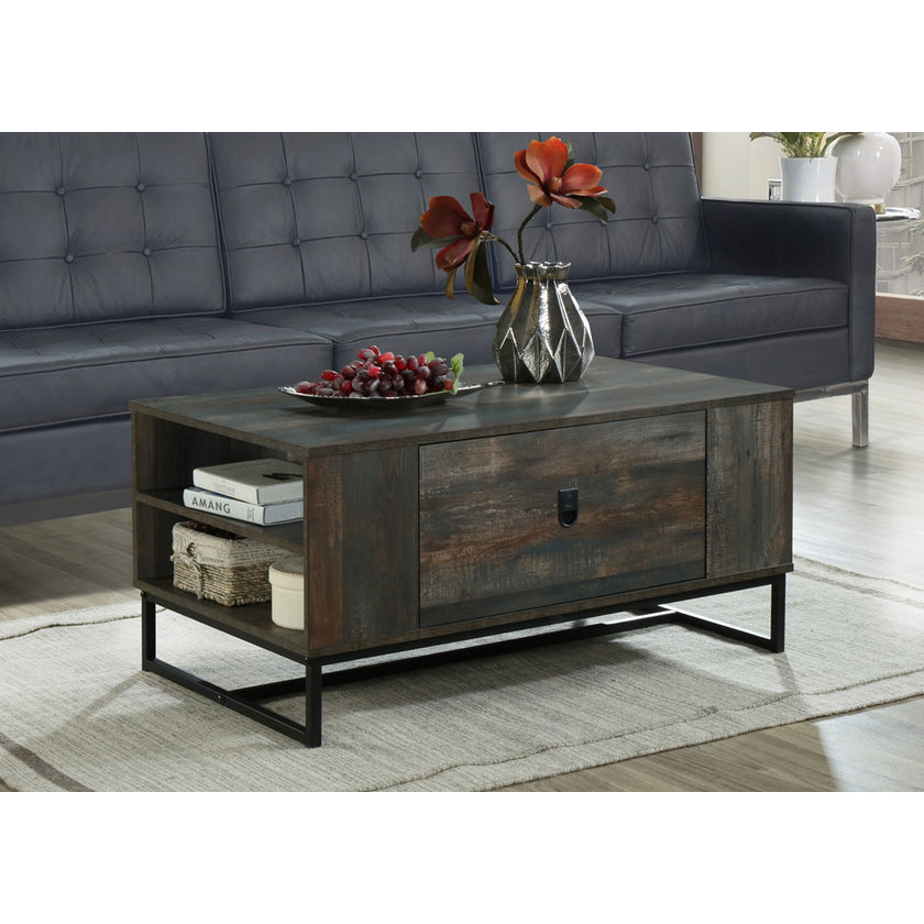 Momentous Living - Aurelia Rectangular Industrial Rustic Tea Coffee ...