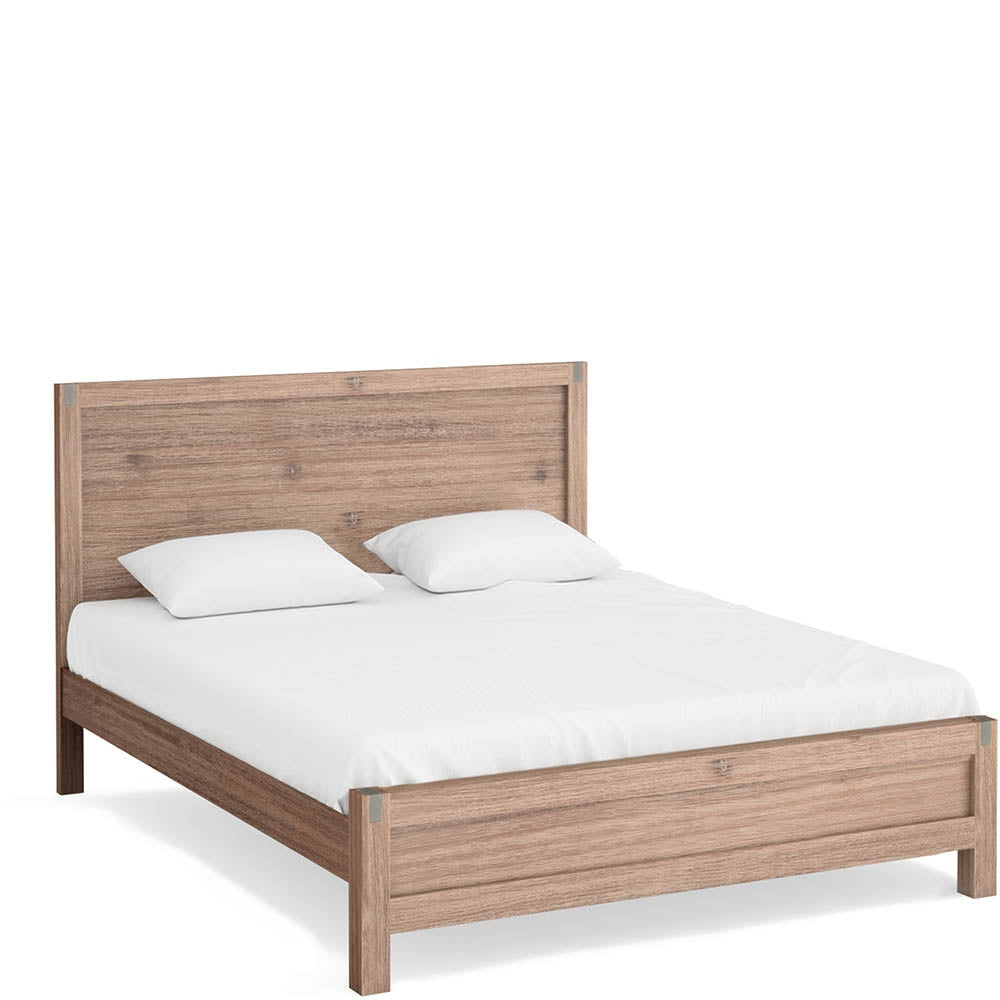 Momentous Living - Bed Frame King Size in Solid Wood Veneered Acacia ...