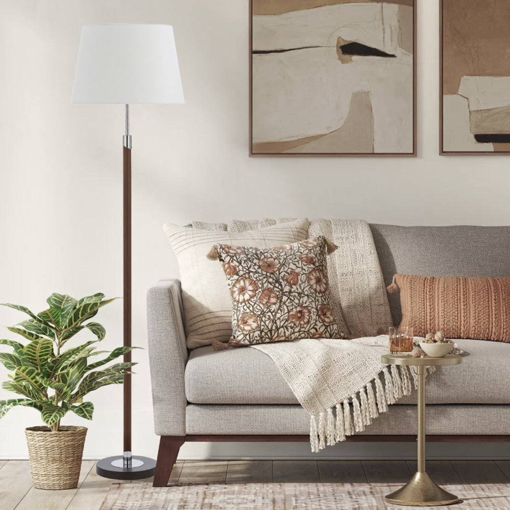Momentous Living - Belmore Contemporary Standing Floor Lamp Light Metal ...