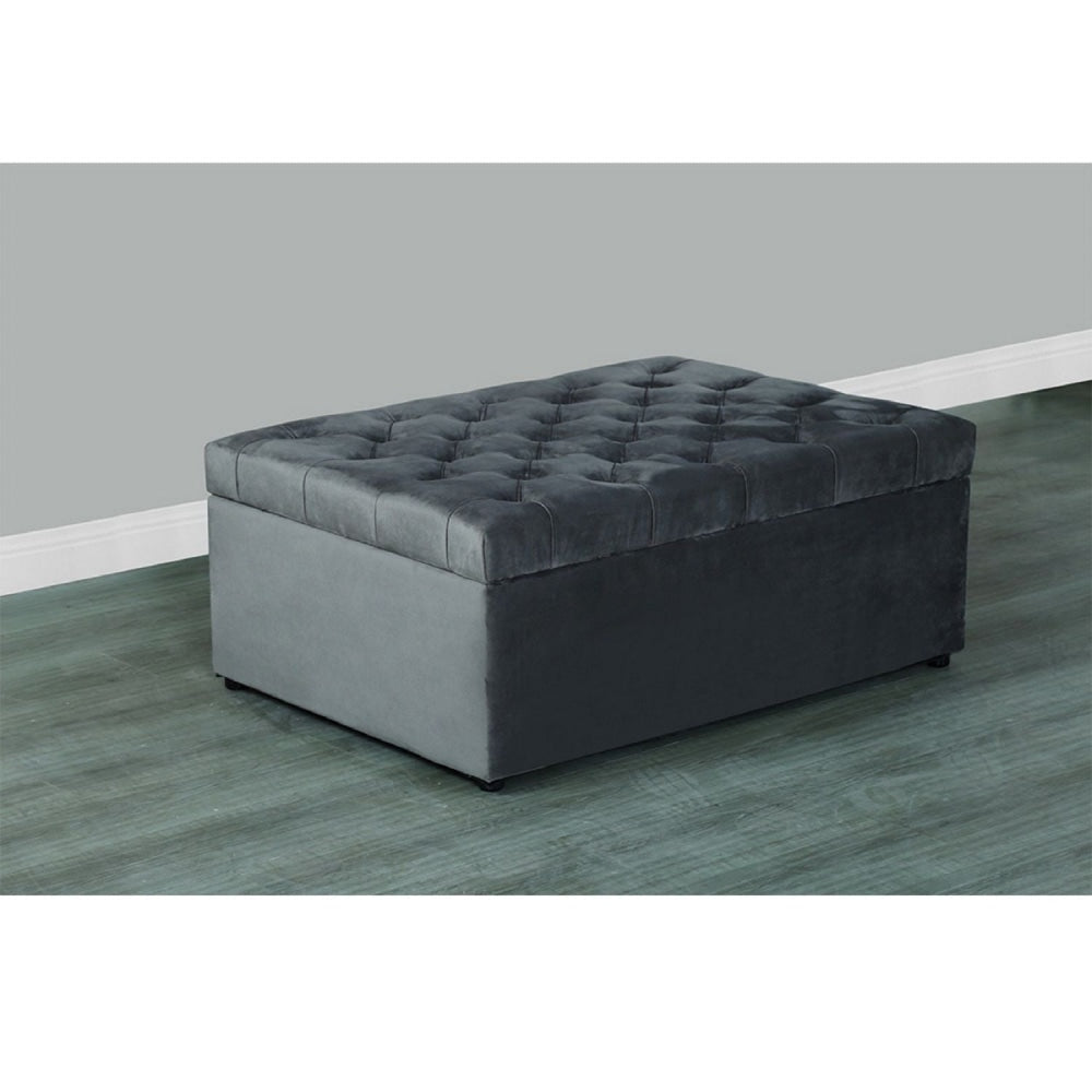 Momentous Living - Modern Velvet Fabric Foot Stool Ottoman Bench Sofa ...