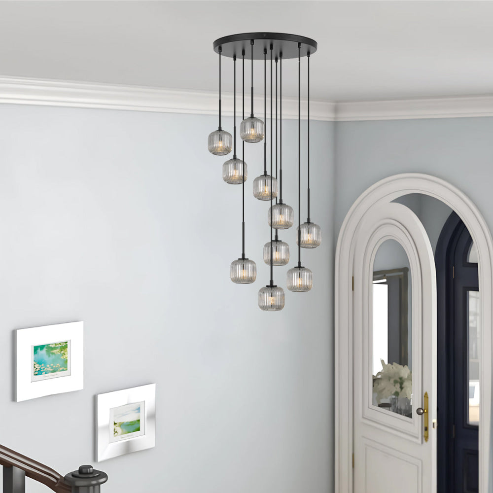 Momentous Living - Bobo Modern Pendant Hanging Lamp Light Metal Glass ...