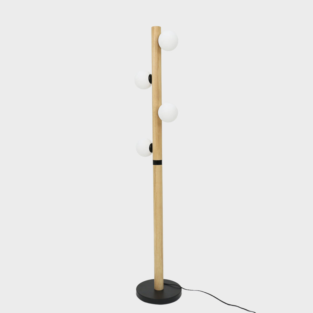 Momentous Living - Burke Metal Base Wood Grand Finish Standing Floor ...
