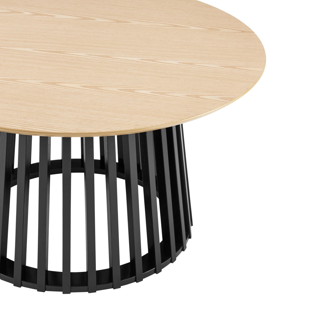 Momentous Living - Calandra Classic Round Tea Coffee Table 90cm Black ...