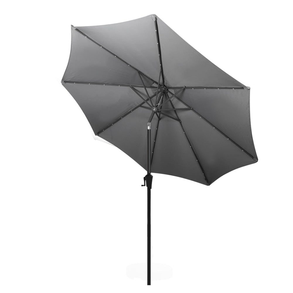 Momentous Living - Centra 3M Outdoor Patio Umbrella Solar LED Light ...