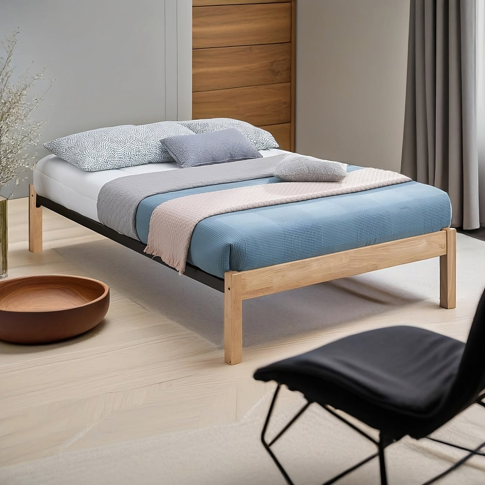 Momentous Living - Condie Platform Bed Frame Bed Base Single Size ...