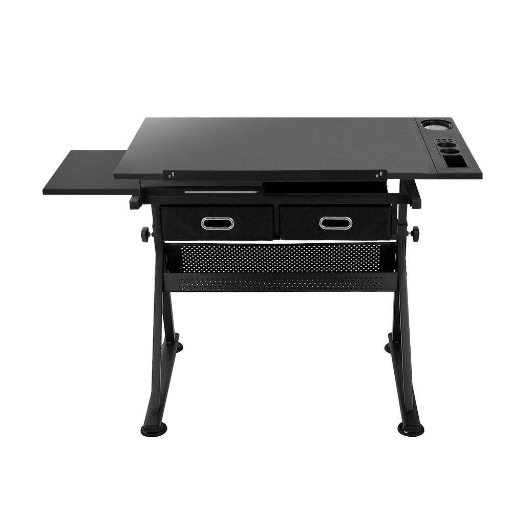 Momentous Living - Drawing Desk Stool Set Drafting Table Adjustable ...