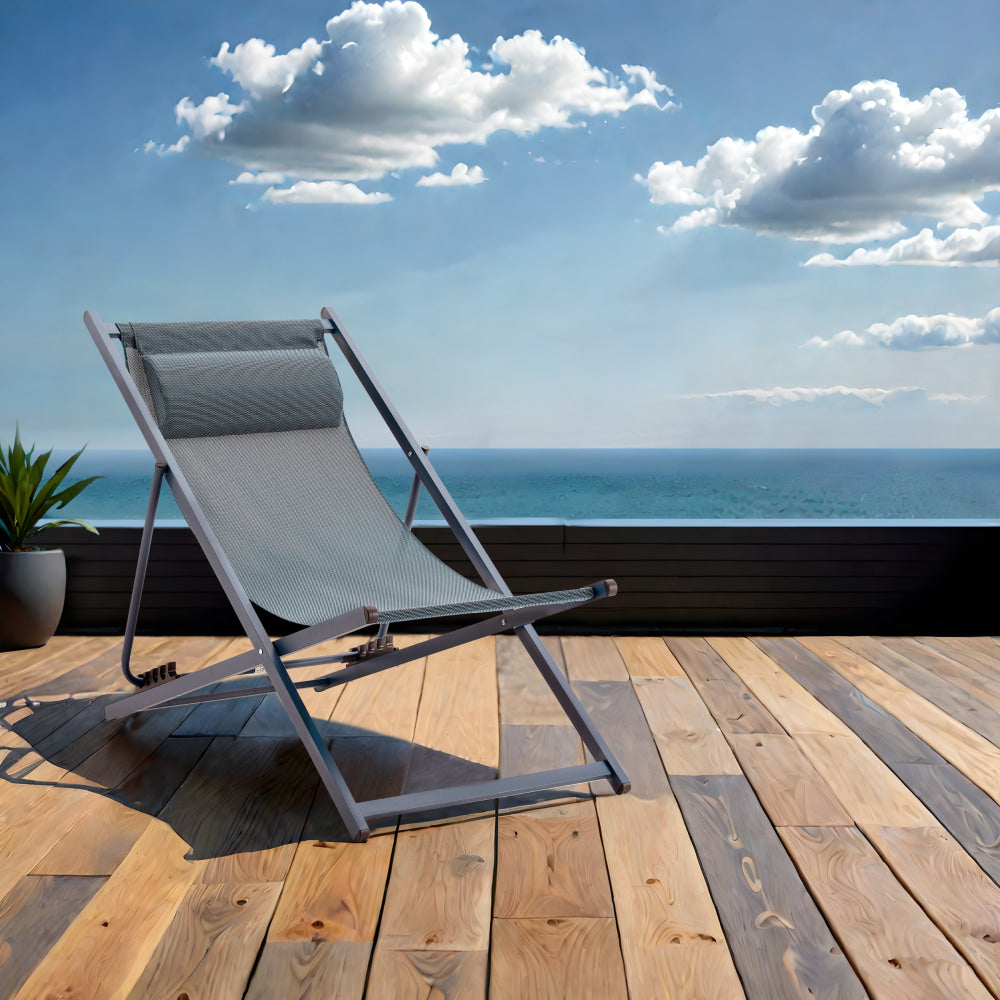 Momentous Living - Duka Outfoor Relaxing Lounge Accent Folding Steel ...