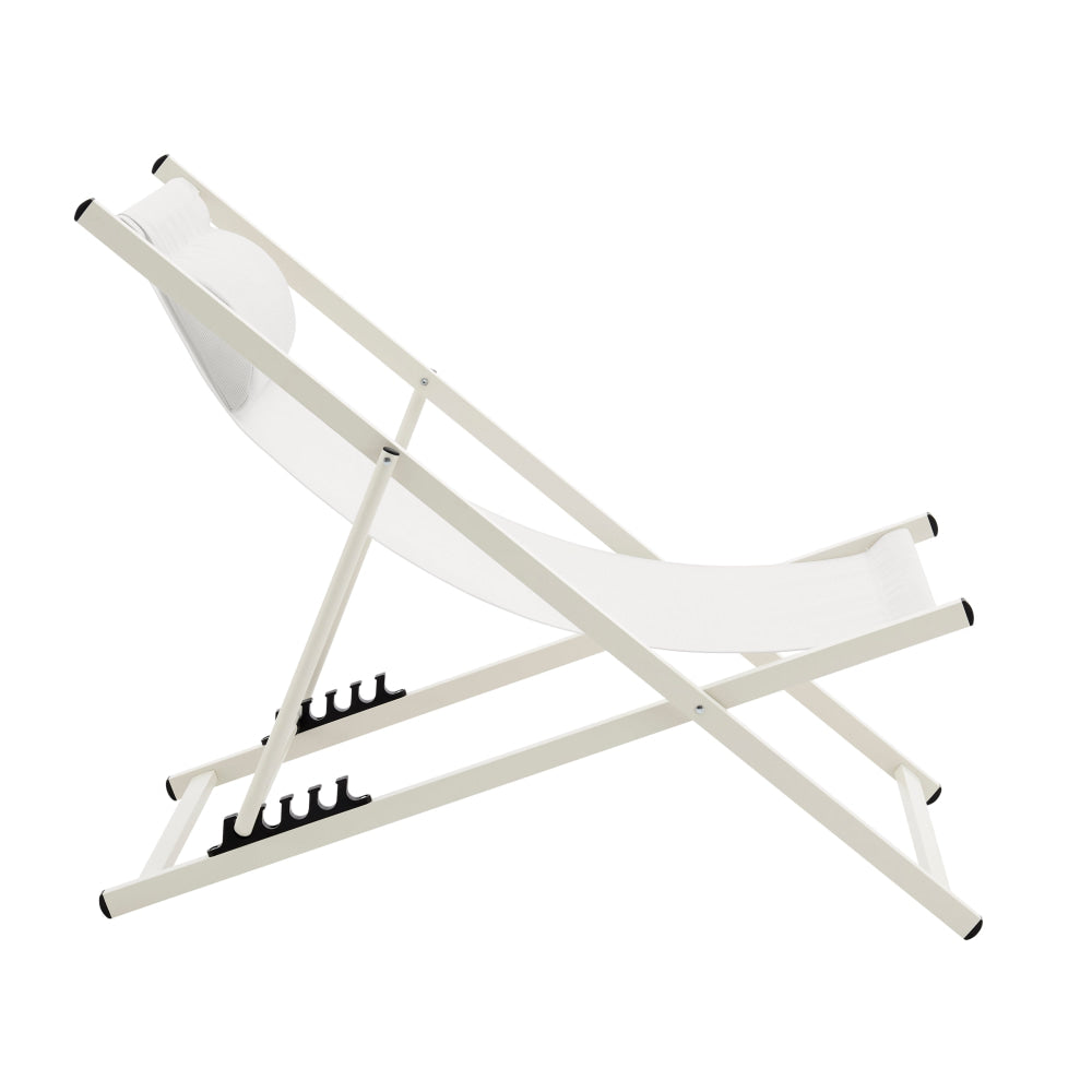 Momentous Living - Duka Outdoor Relaxing Lounge Accent Folding Steel ...