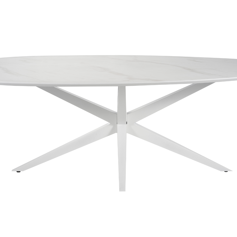 Momentous Living - Elven Egg Shaped Wooden Marble Look Kitchen Dining ...