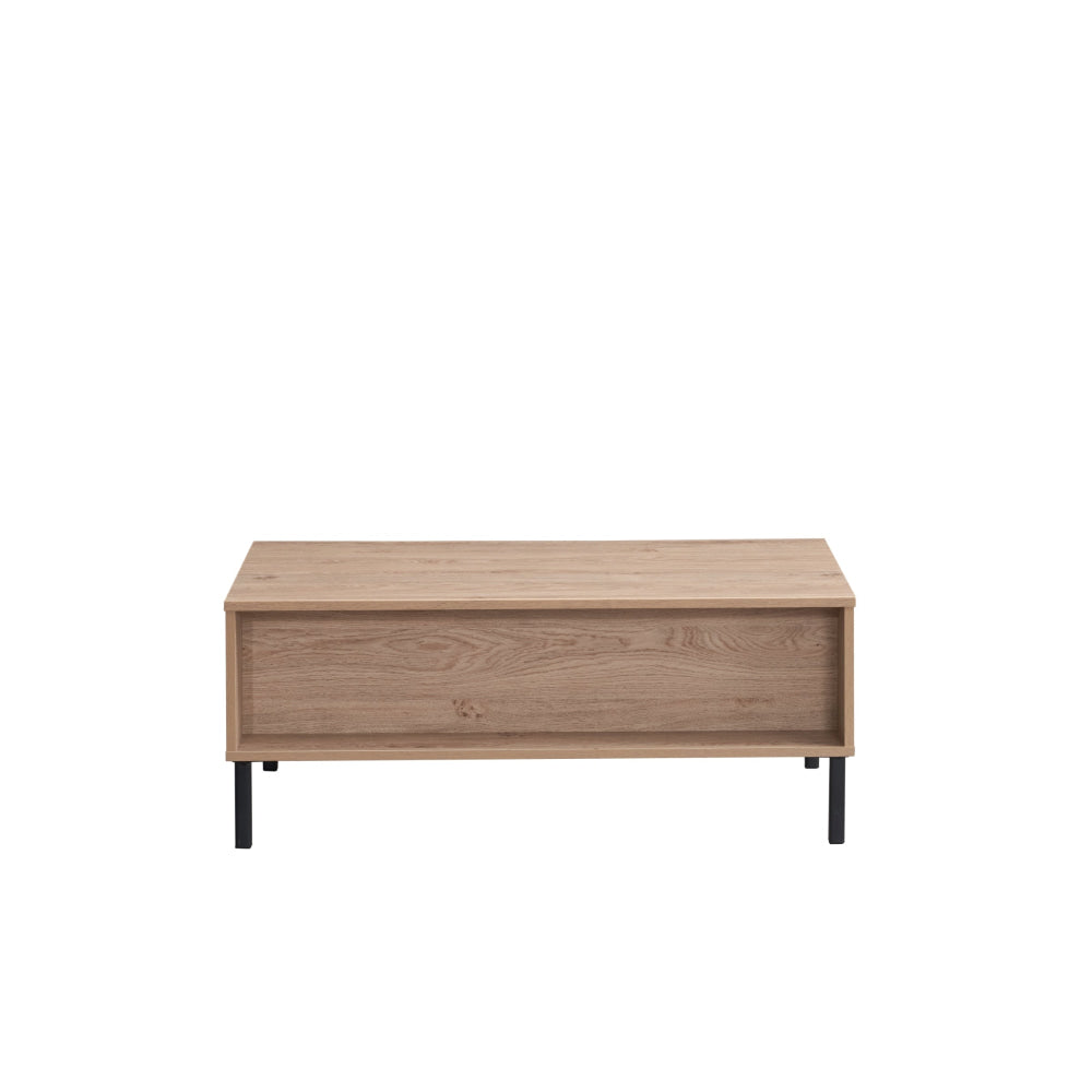 Momentous Living - Gaea Rectangular Tea Coffee Table 2-Drawers Oak ...