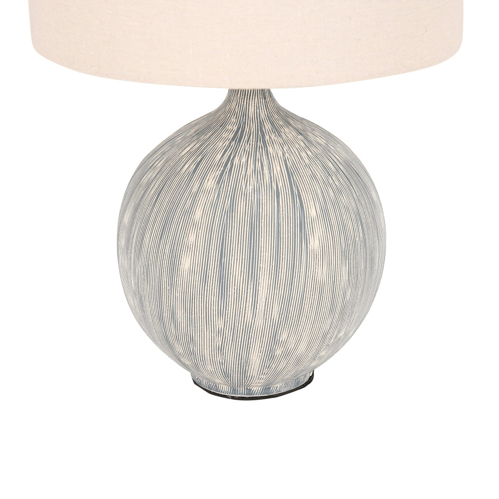 Momentous Living - Galvin Ceramic Base Fabric Shade Desk Table Light ...