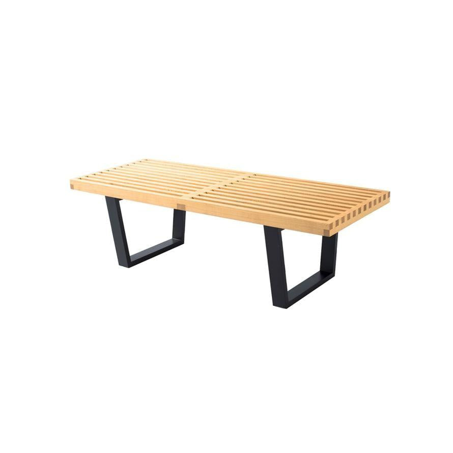 Momentous Living - George Nelson Replica Platform Bench 122cm - Natural ...