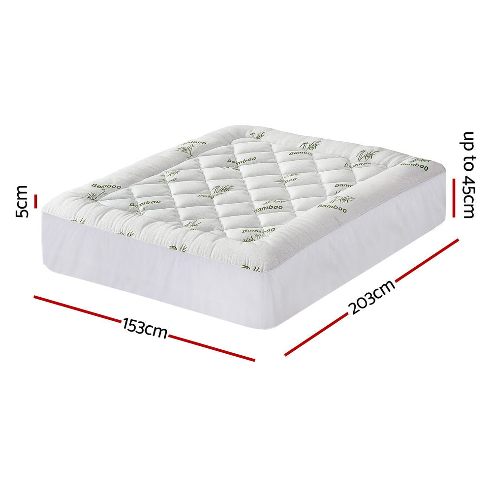 Momentous Living - Giselle Mattress Topper 5cm Pillowtop toppers Bamboo ...
