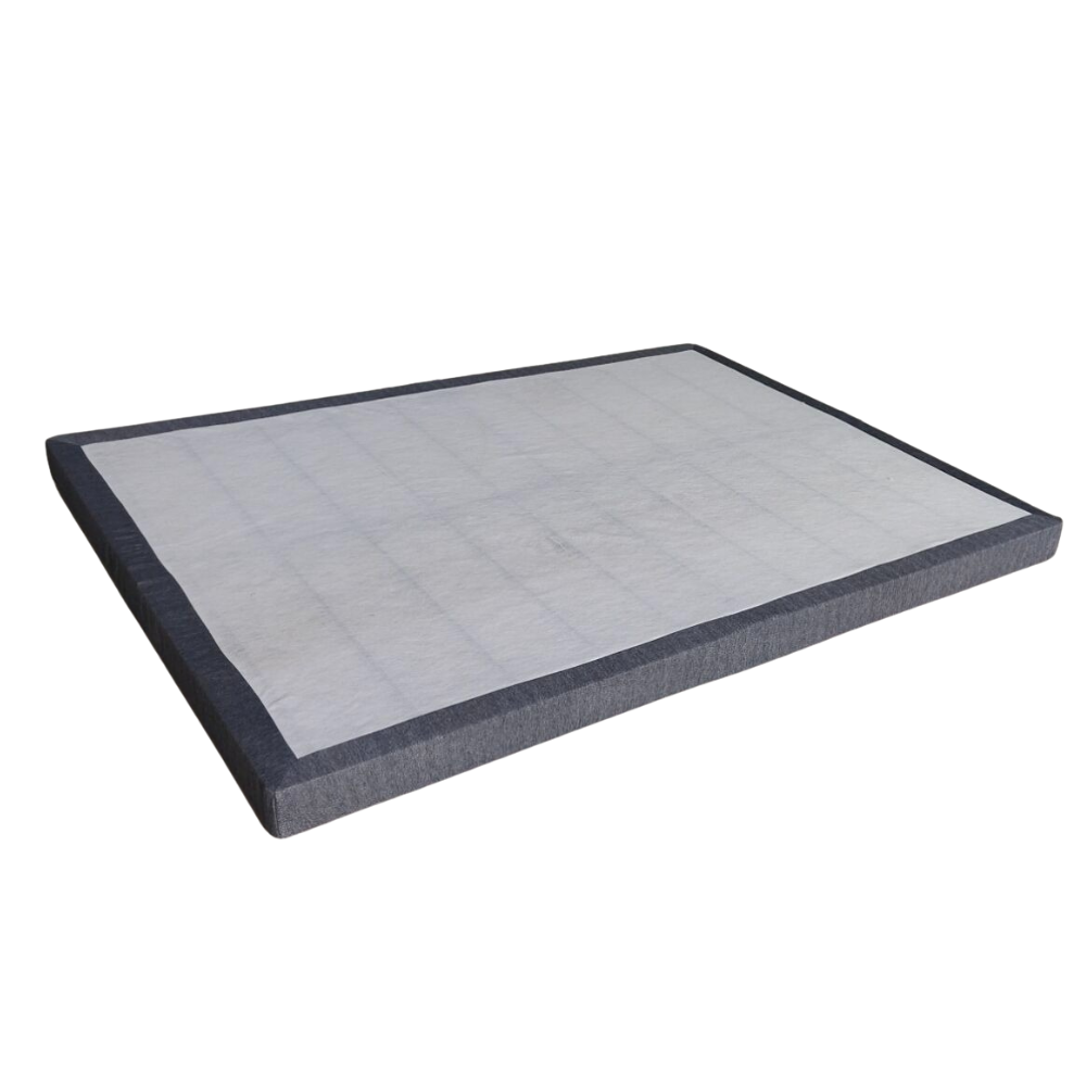 Momentous Living - Knitted Fabric Bed Frame Bed Base King Single Size ...