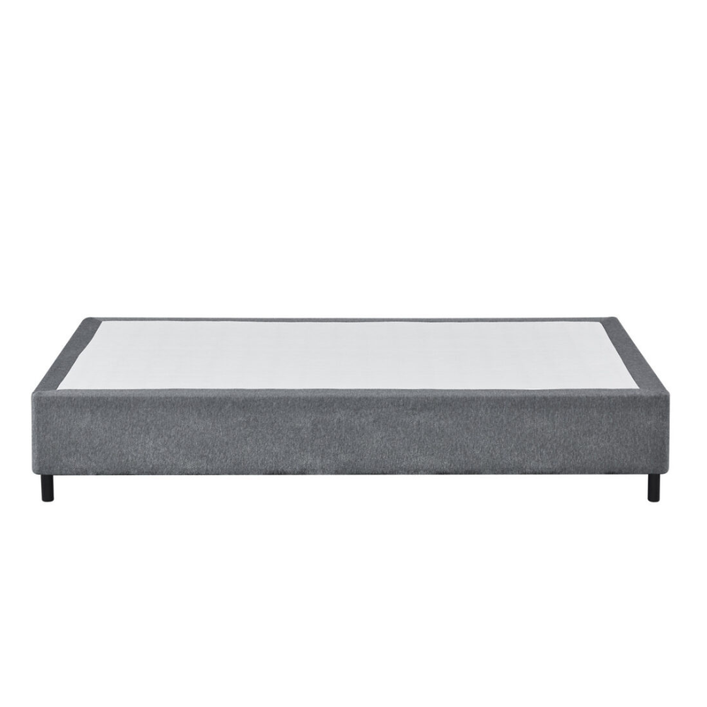 Momentous Living - Knitted Fabric Bed Frame Bed Base King Single Size ...