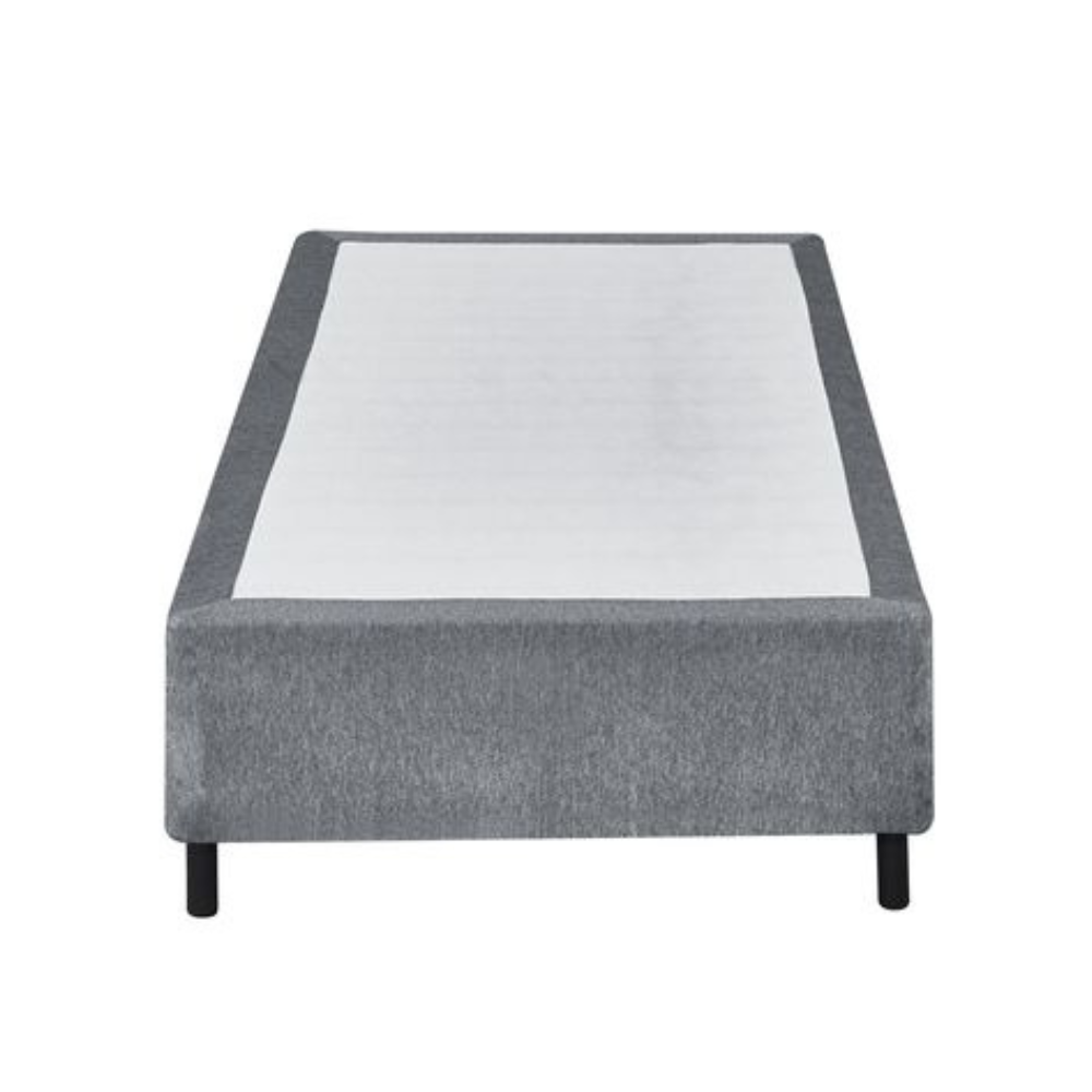 Momentous Living - Knitted Fabric Bed Frame Bed Base Single Size Solid ...