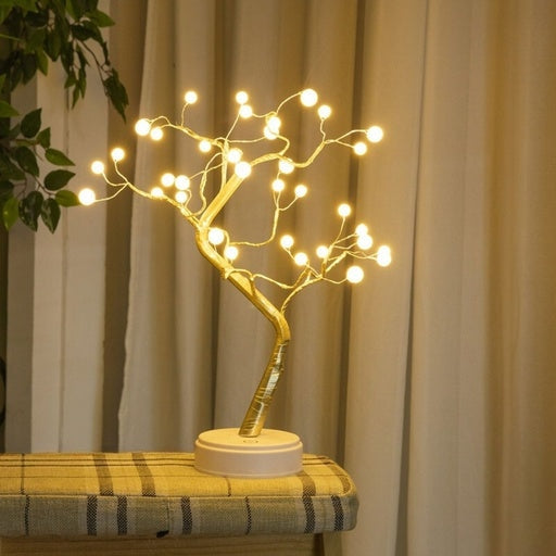 Momentous Living - Gominimo Bonsai Lighted Tree Desk Lamp Wood Table ...