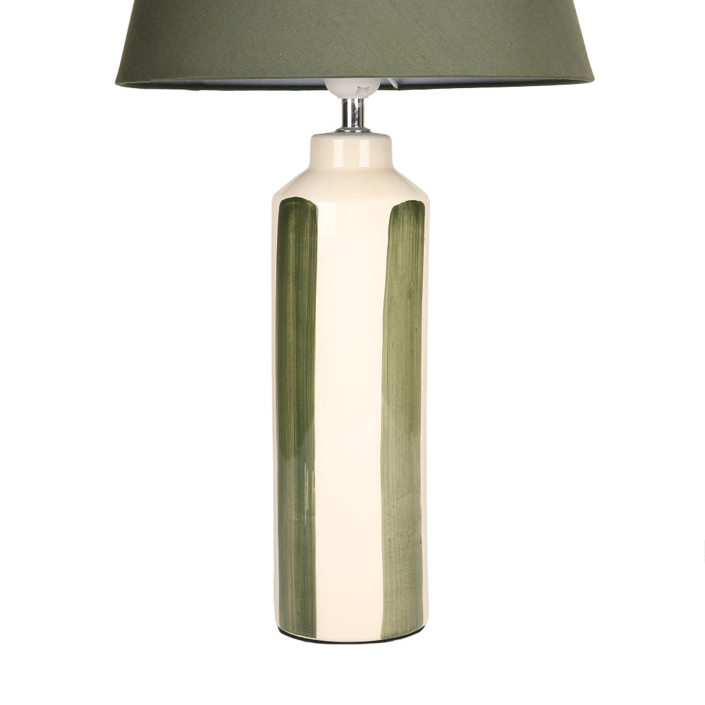 Momentous Living - Jayde Round Ceramic Base Fabric Shade Desk Table ...
