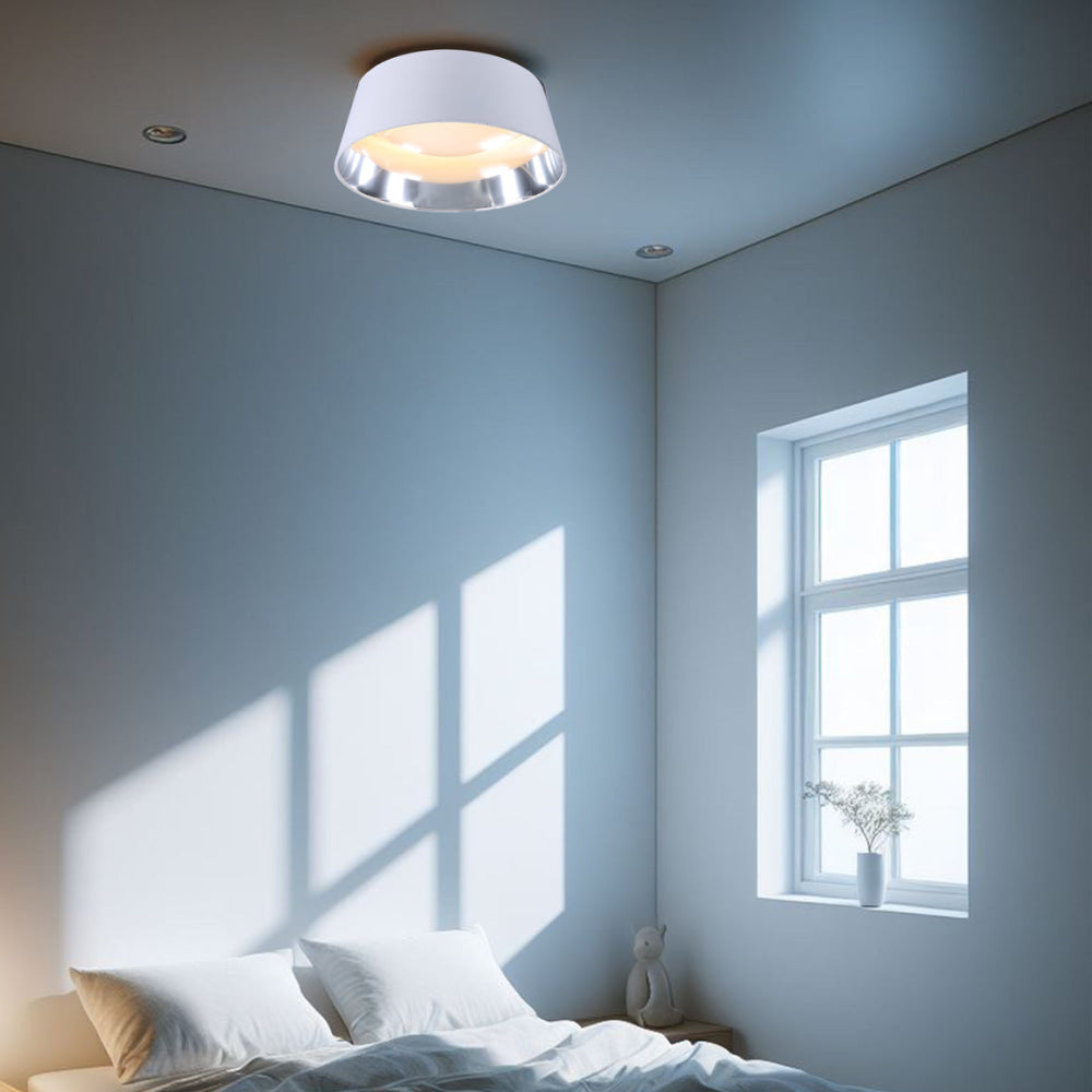 Momentous Living - Jazzlyn Metal Ceiling Light Lamp White Ceiling Light ...