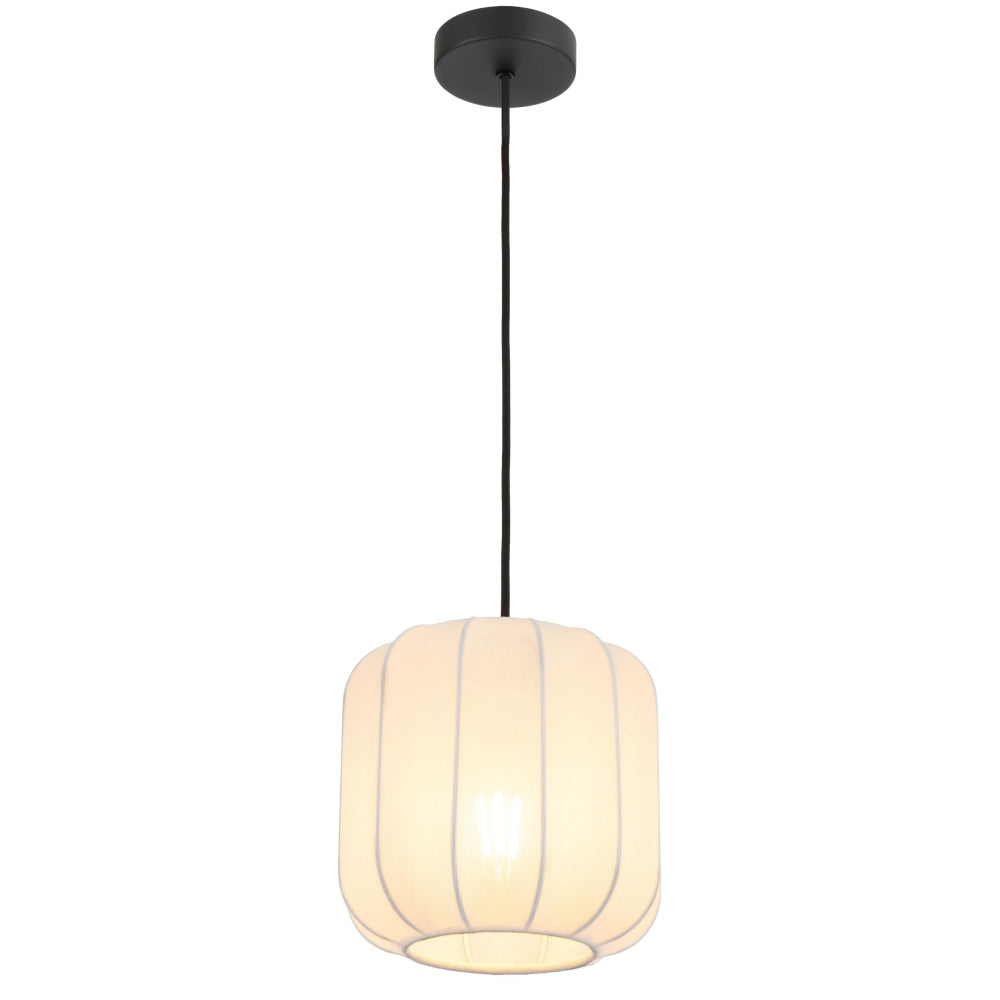 Momentous Living - Jonsel Modern Pendant Hanging Lamp Light Fabric ...