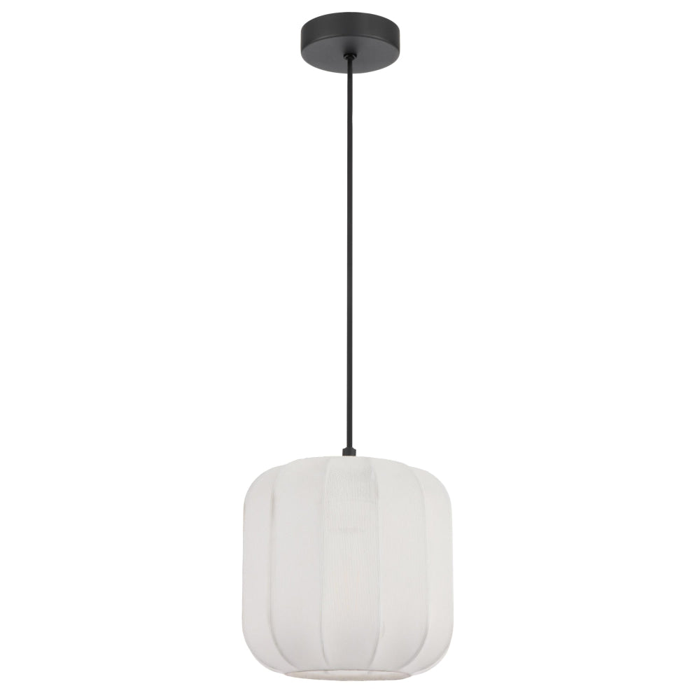 Momentous Living - Jonsel Modern Pendant Hanging Lamp Light Fabric ...