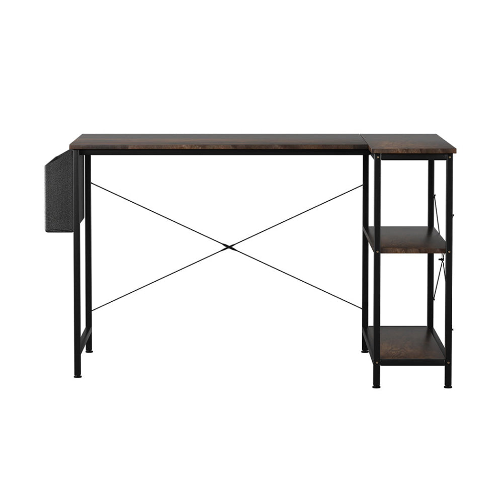 Momentous Living - L Shaped Computer Desk With Storage Rack And ...