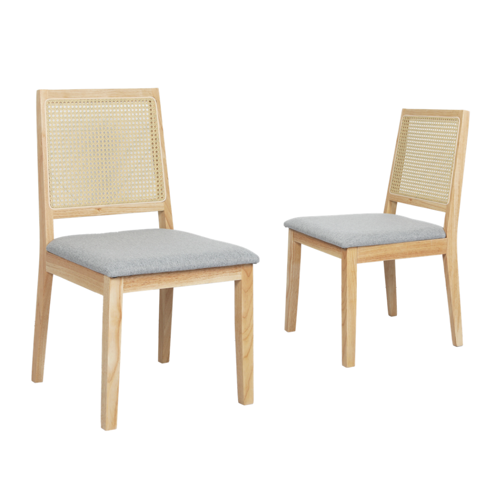 Momentous Living - Levede 4X Cane Dining Chair Rattan Armless Seat ...