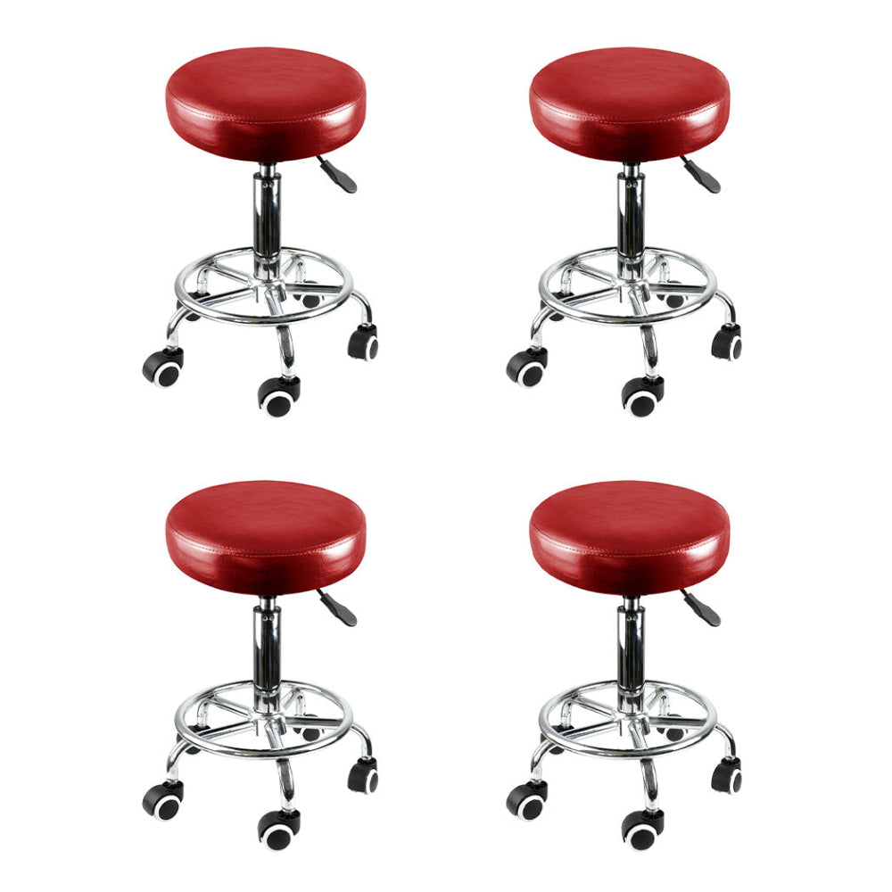 Momentous Living - Levede 4x Salon Stool Swivel Barber Stools Bar Stool ...