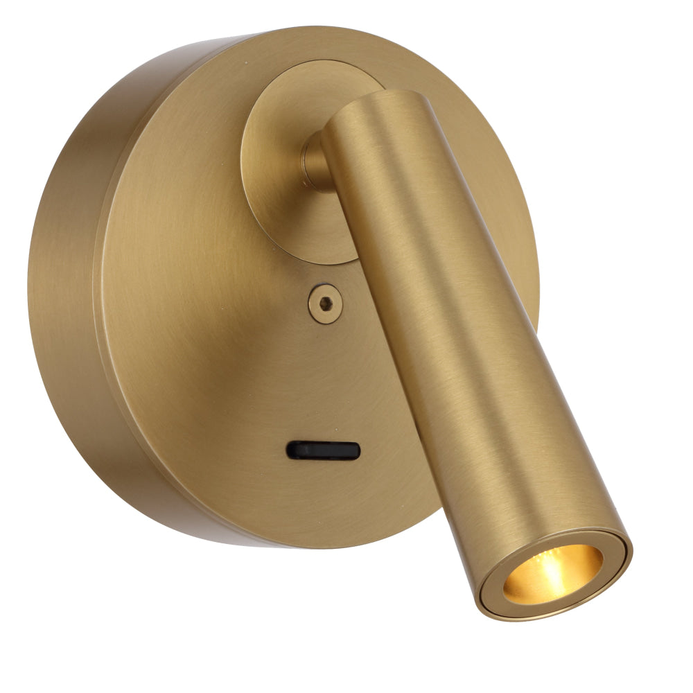 Momentous Living - Lodan Industrial Wall Lamp Light Aluminium Brass ...