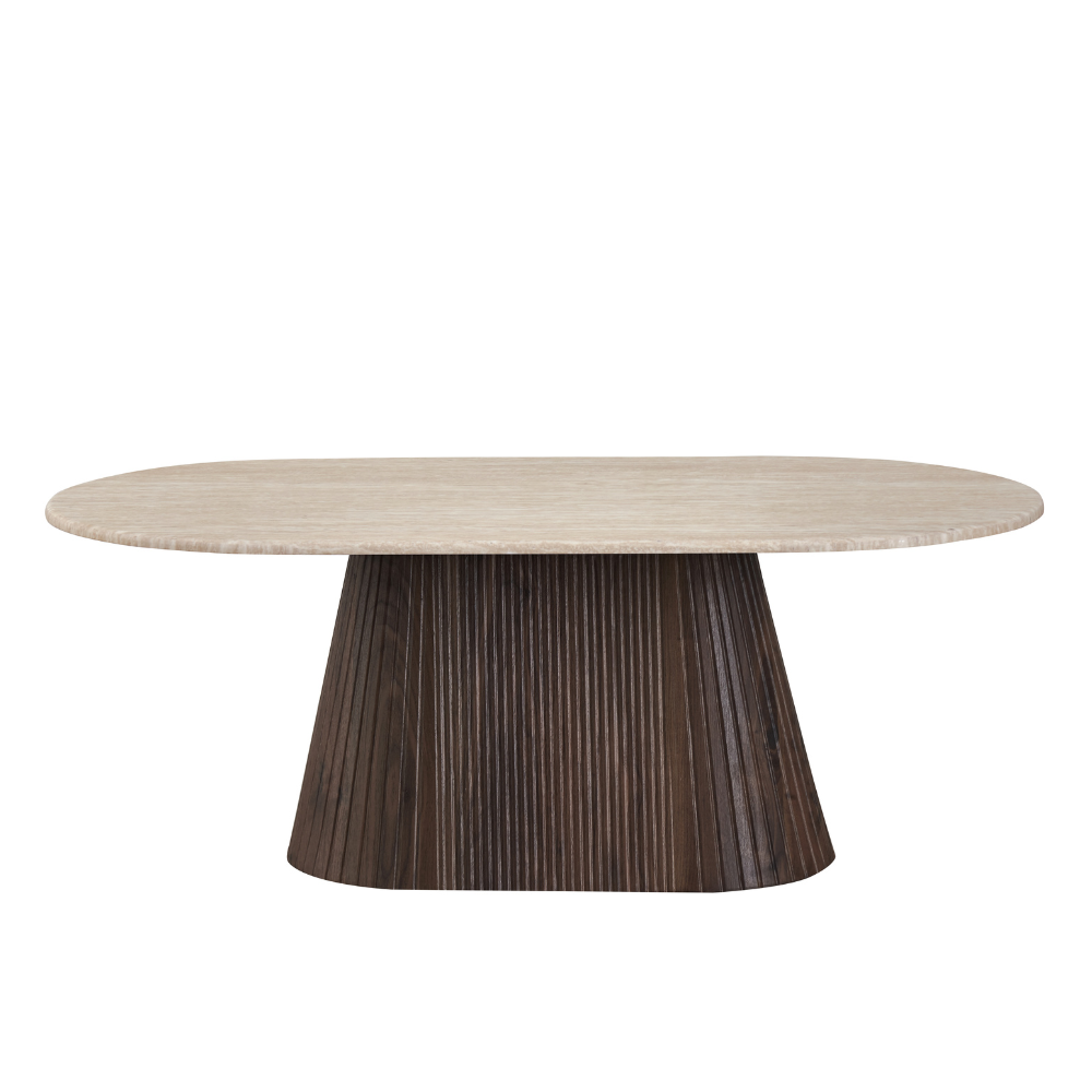 Momentous Living - Louie Artificial Marble Wooden Laminated Coffee Tea ...