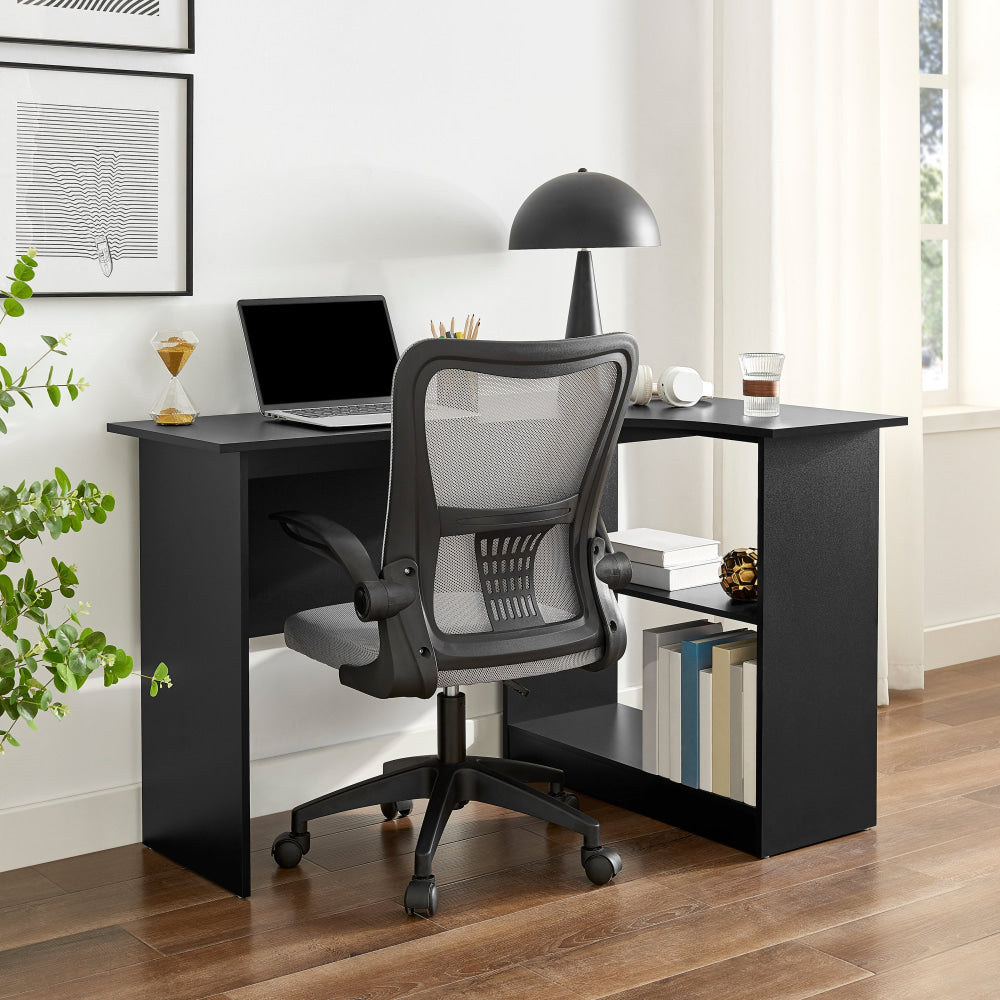 Momentous Living - Marias Wooden L-Shape Corner Study Office Computer ...