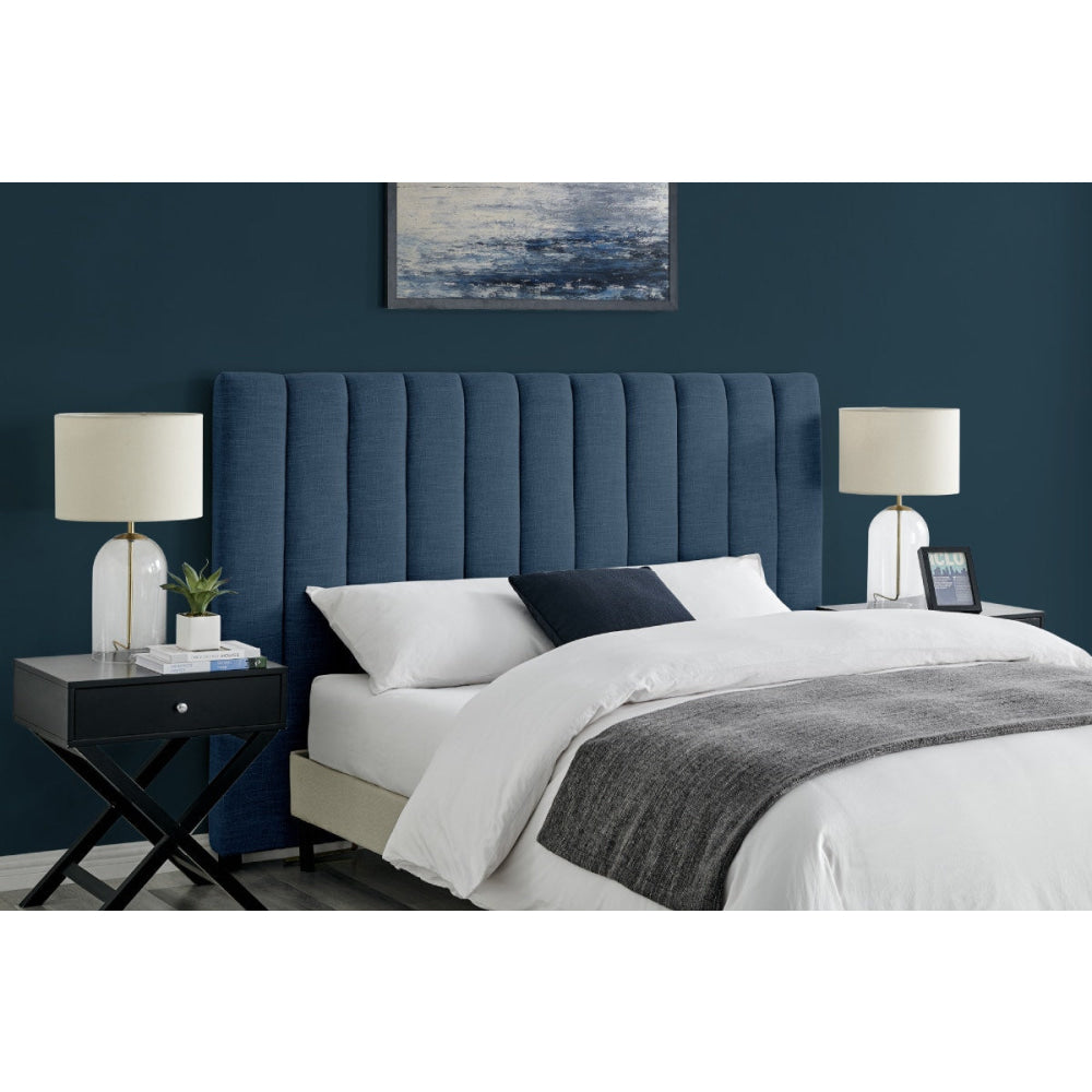 Momentous Living - Megan Bed Head Atlantic Blue Queen Bed Head Sales