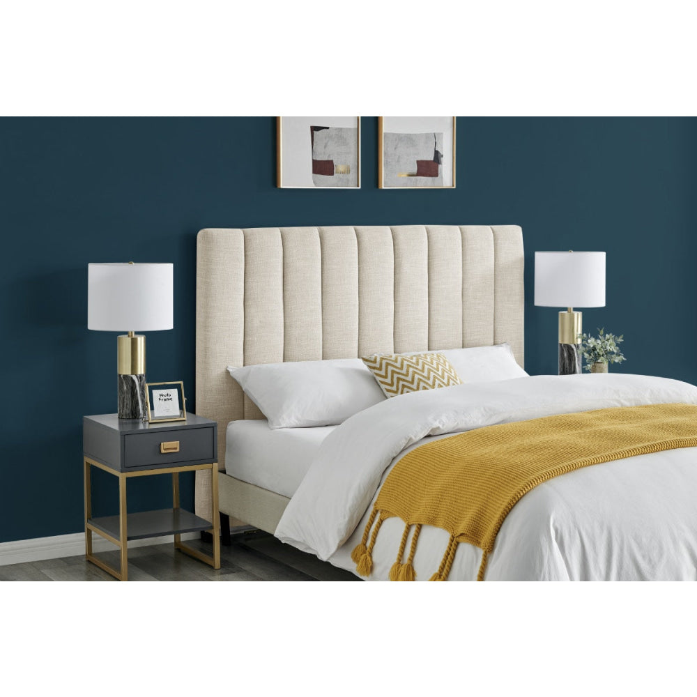 Momentous Living - Megan Bed Head Classic Cream Bed Head Sales