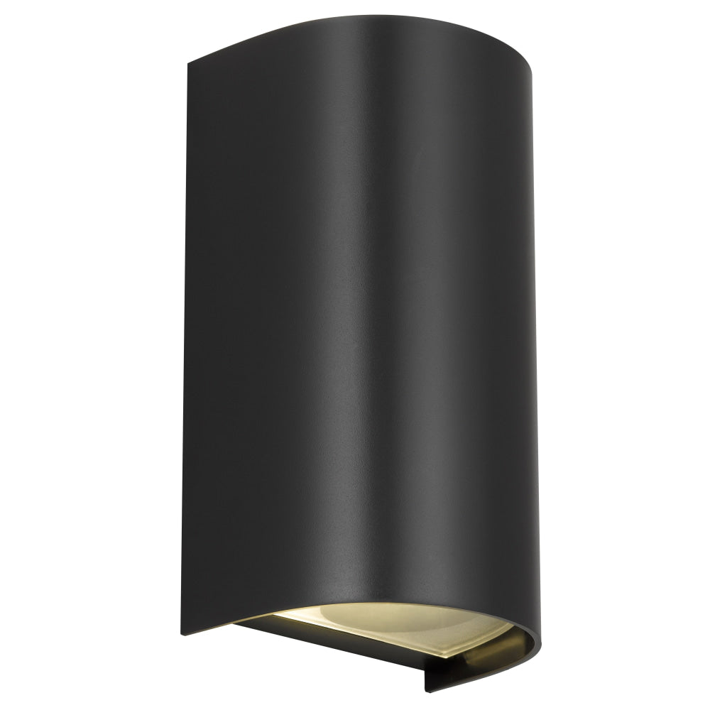 Momentous Living - Miro Modern Wall Lamp Light Polycarbonate Black Sand ...