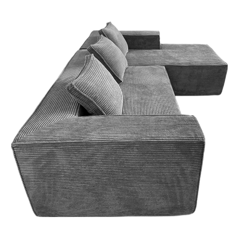 Momentous Living - Modern Foam L Shape Modular Lounge Couch Sofa With ...