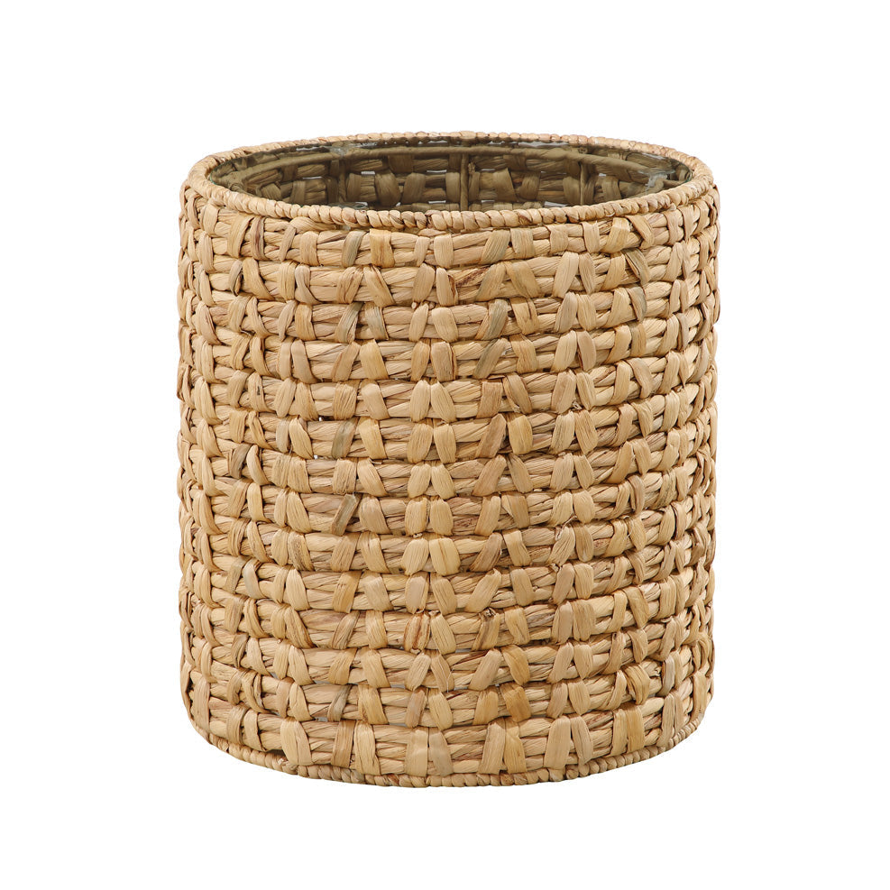 Momentous Living - Molly Round Woven End Lamp Side Table Glass Top ...