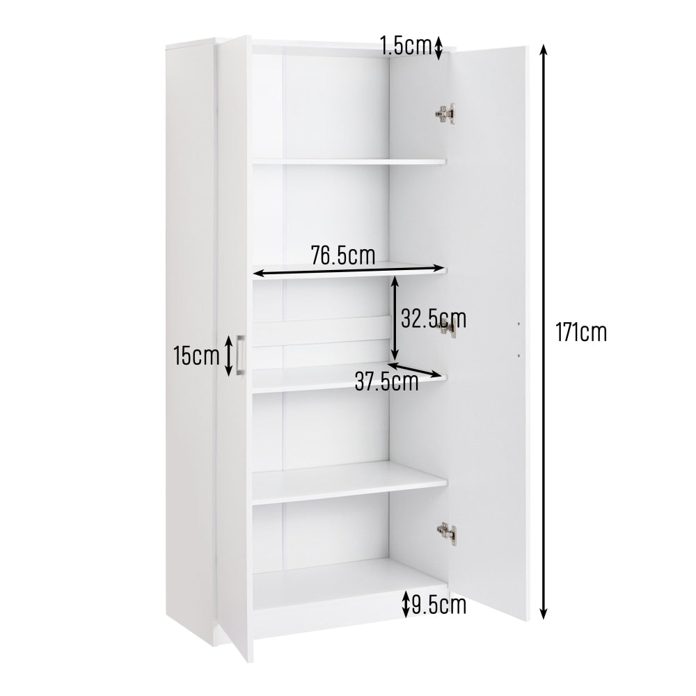 Momentous Living - Monica 5-Tier Multi-Purpose Cupboard Tall Storage ...