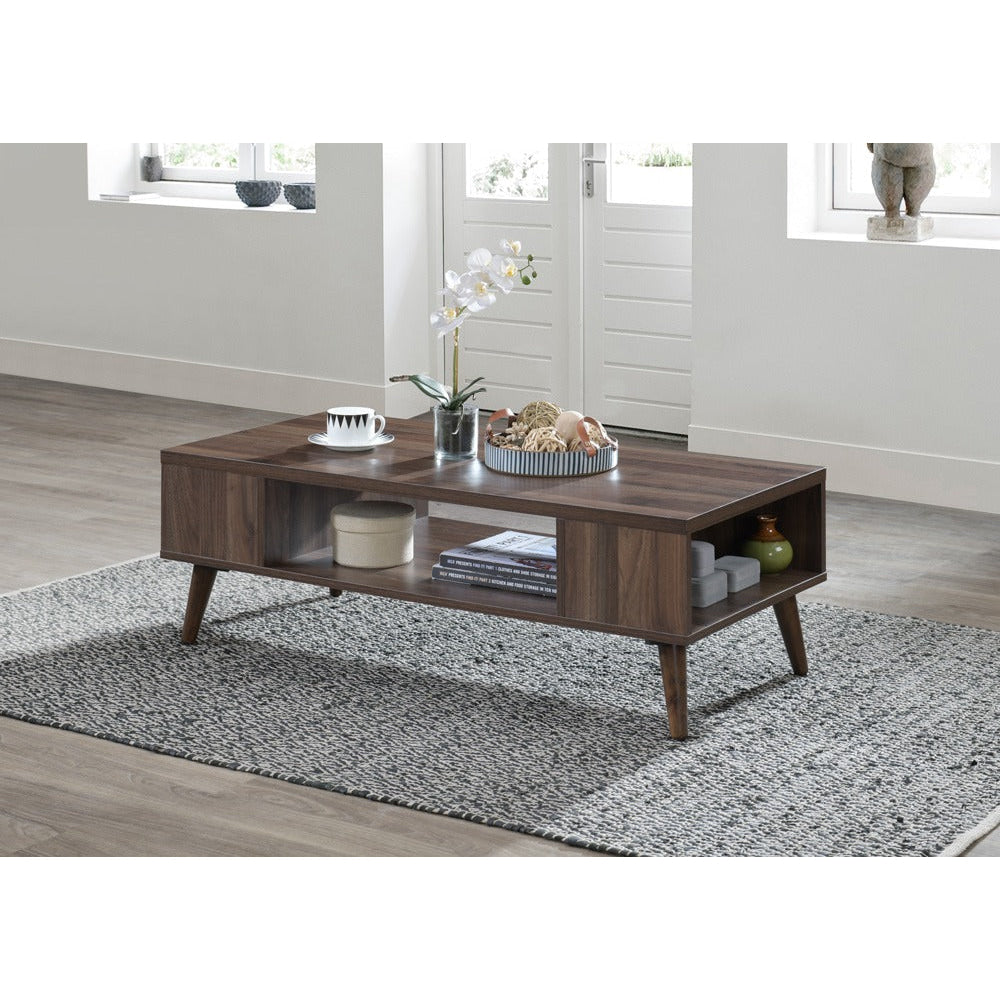 Momentous Living - Osber Wooden Rectangular Open Shelves Tea Coffee ...